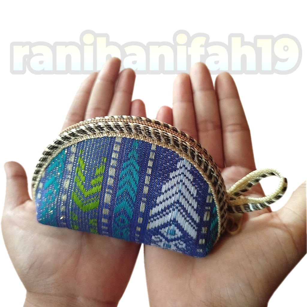 Jual Souvenir Dompet Koin Mini Motif Bahan Songket Murah Berkualitas ...