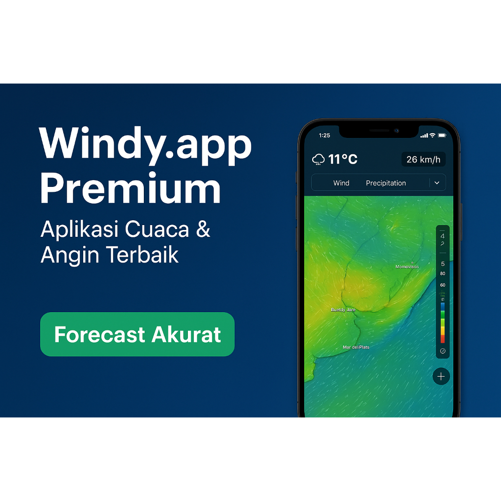 Jual Windy.app Premium – Aplikasi Cuaca & Angin Terlengkap | Shopee ...