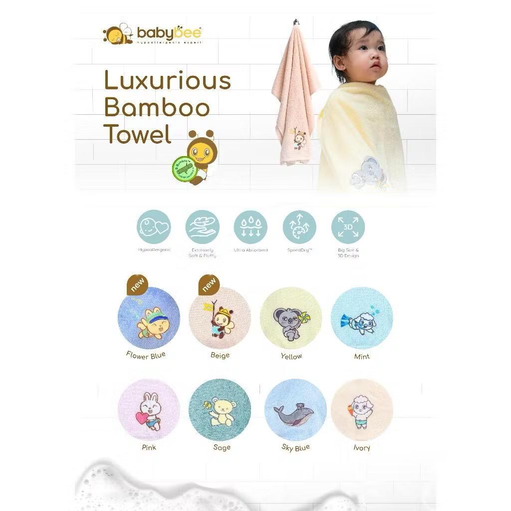 Jual Babybee Handuk Bambu Anak Bayi Luxurious Baby Bamboo Towel ...