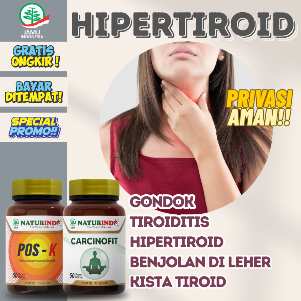 Jual Obat Benjolan Leher Gondok Kelenjar Tiroid Hipertiroid Amandel ...
