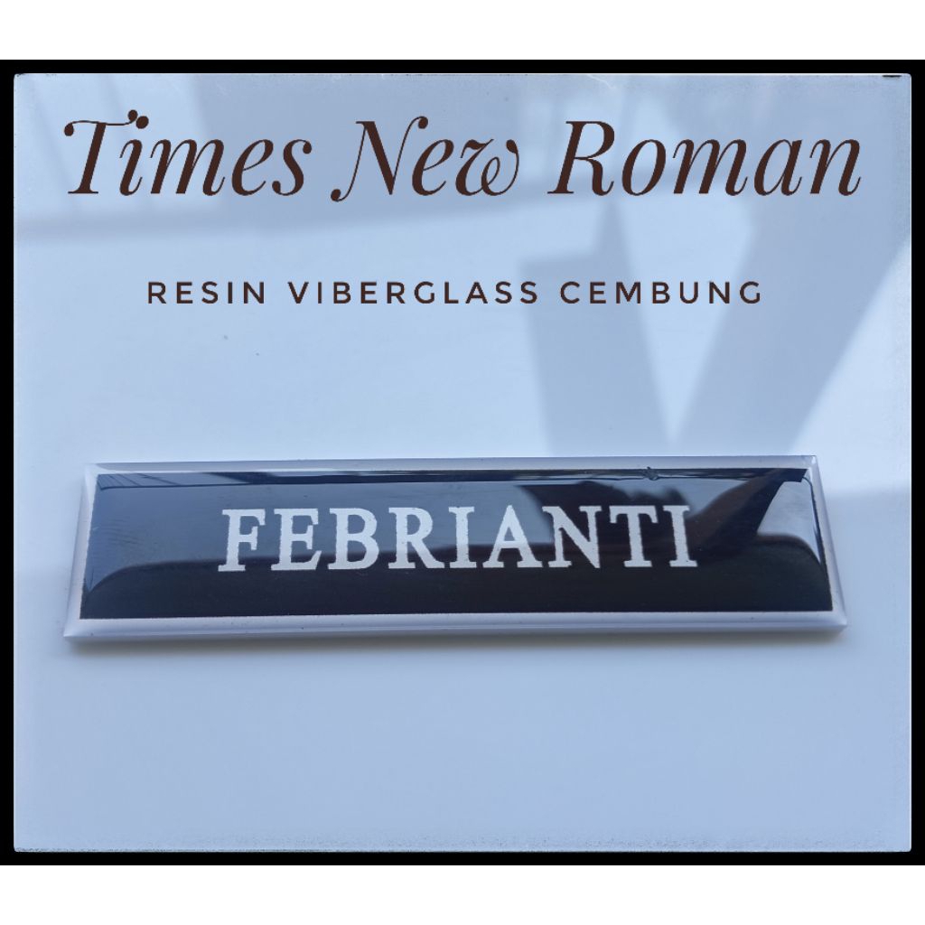 Jual NAME TAG - PAPAN NAMA DADA STANDAR - PNS / ASN - Bahan Resin ...