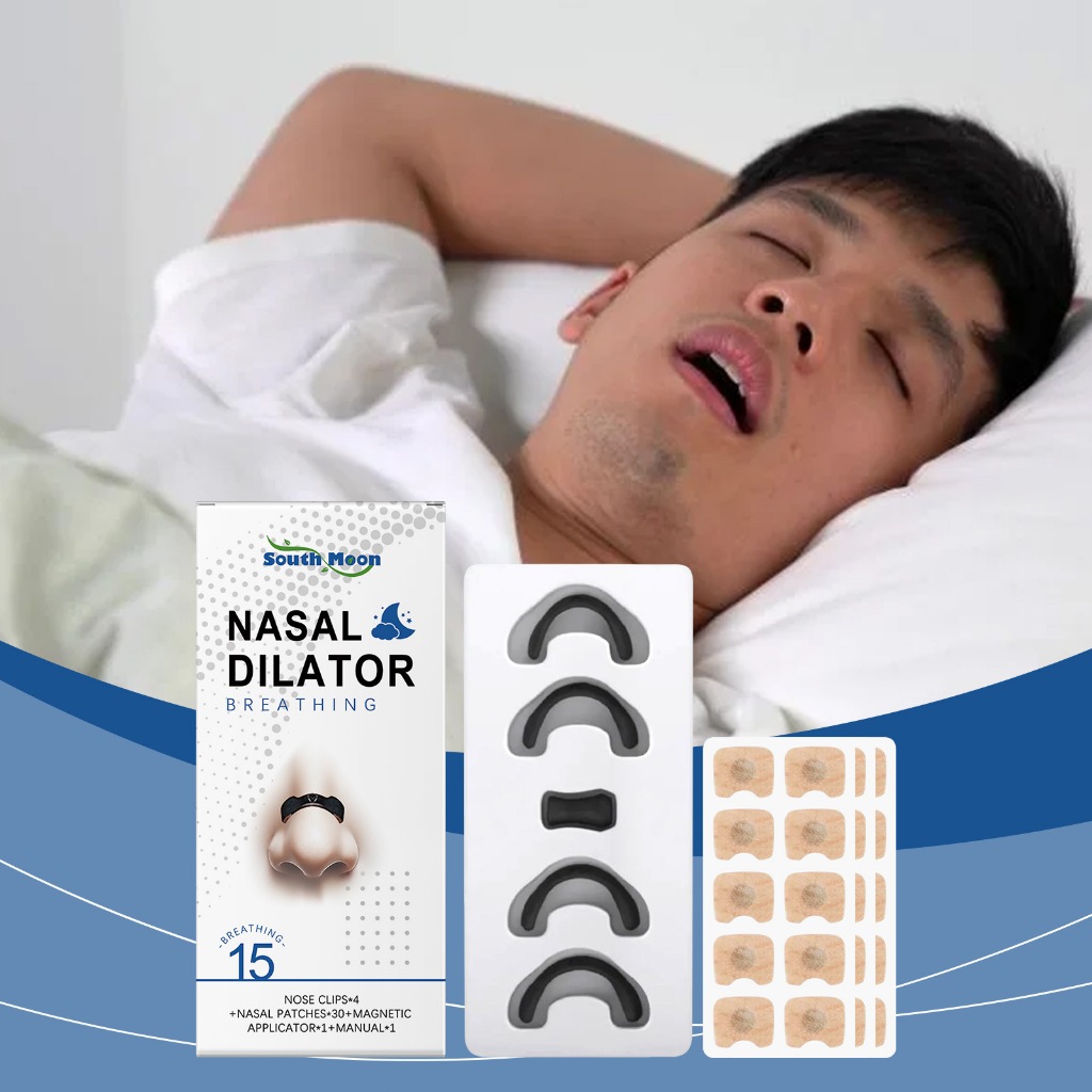 Jual South Moon Magnetic Nasal Dilator Anti Dengkur Plester Magnetik ...