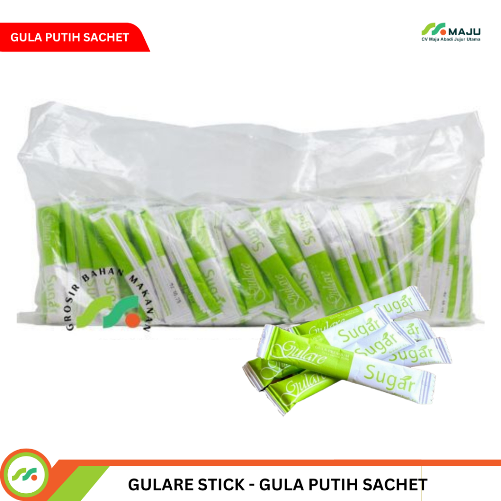 Jual Gula stick gulare / gula putih stick Gulare PER PAK | Shopee Indonesia