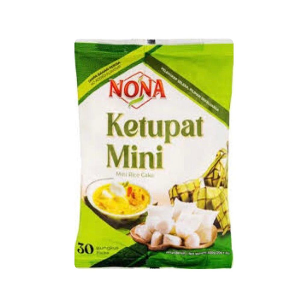 Jual NONA KETUPAT MINI INSTAN Nona Mini Rice Cake MALAYSIA 600g (isi ...