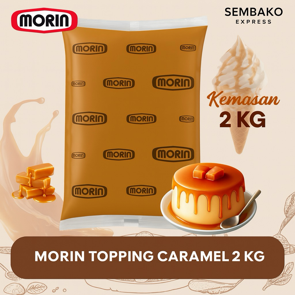 Jual Morin Topping Caramel 2kg – Saus Karamel Premium untuk Topping Es ...
