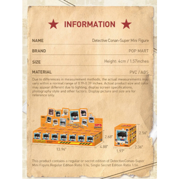 Jual Detective Conan - Super Mini Figure Series (Pop Mart) | Shopee ...