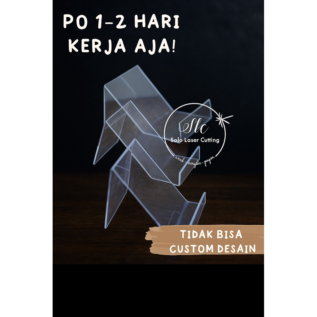Jual Stand Display Tas Mini Bahan Akrilik / Dudukan Tas Mini / Akrilik ...