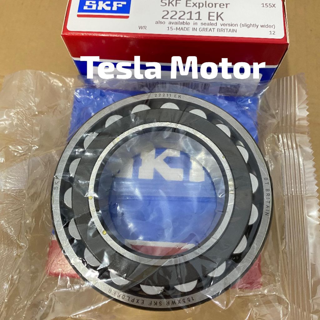 Jual 22211 EK Bearing Spherical roller 55x100x25 skf | Shopee Indonesia
