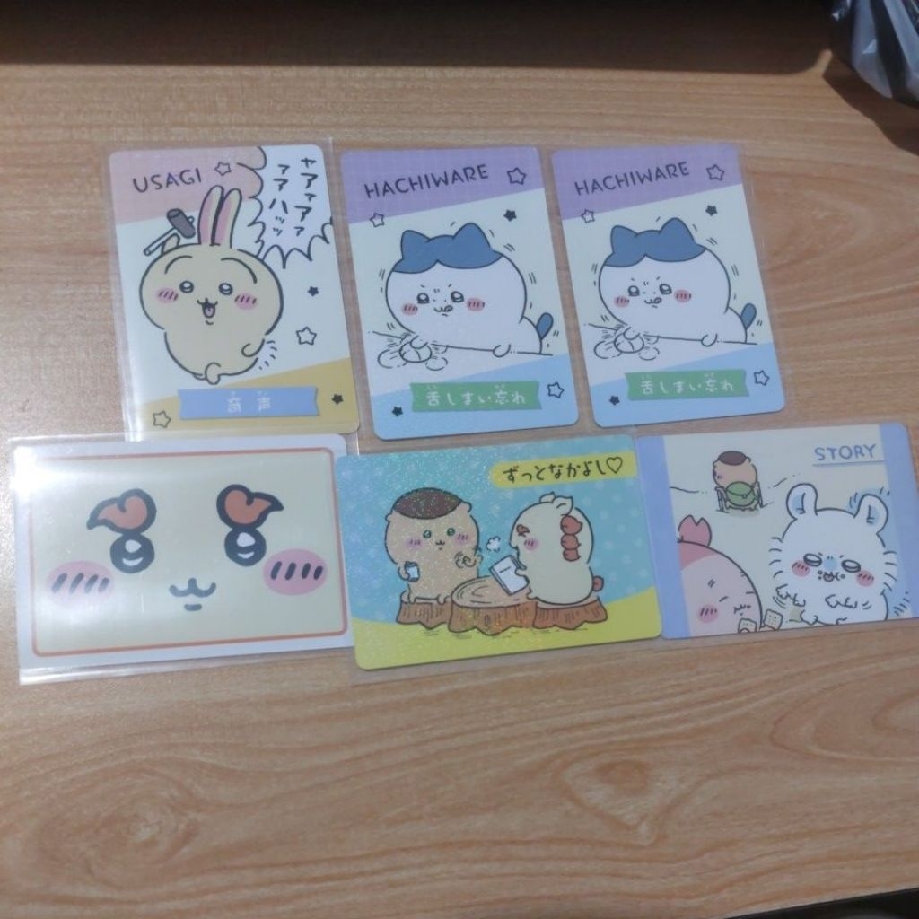 Jual Card Glitter official Chiikawa Hachiware Usagi Shisa Kurimanju ...