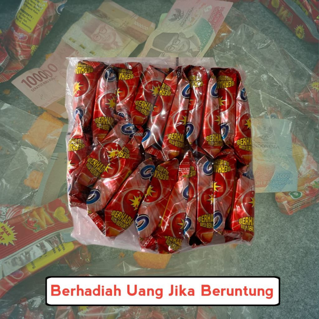 Jual (FREE Buble Wrap) snack ciki cinta berhadiah uang jika beruntung ...