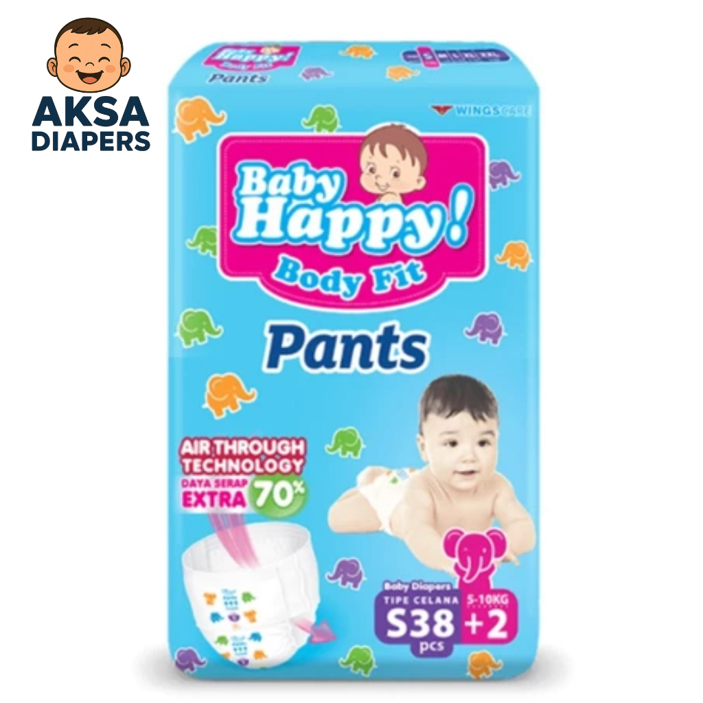 Jual Baby Happy Pants S40/S56/M32/L28/L42/XL38/XXL24 | Shopee Indonesia