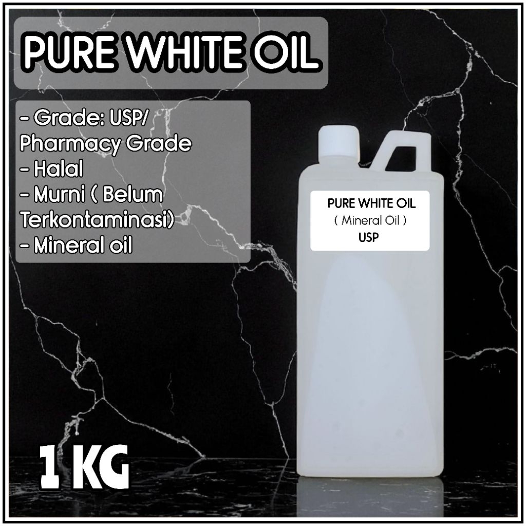 Jual WHITE OIL 1LITER / WHITE MINERAL OIL ( PURE WHITE OIL ) | Shopee ...