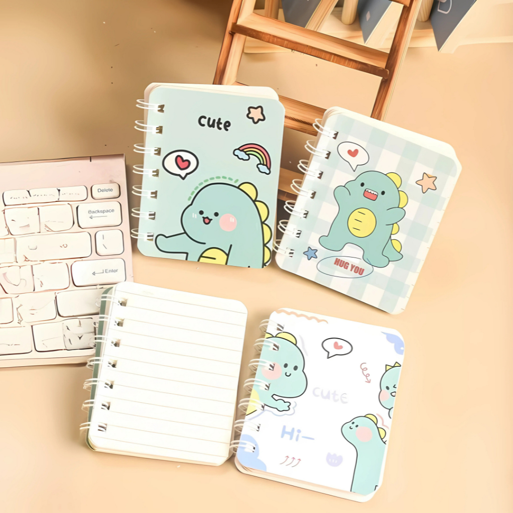 Jual Notebook Mini A7 50 Lembar Lucu Mini Notes Spiral Diary Buku ...