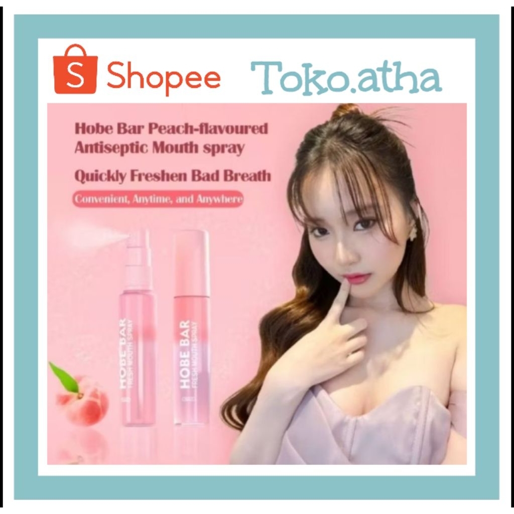 Jual [langsung kirim] HOBE BAR probiotic oral spray fresh mouth spray ...