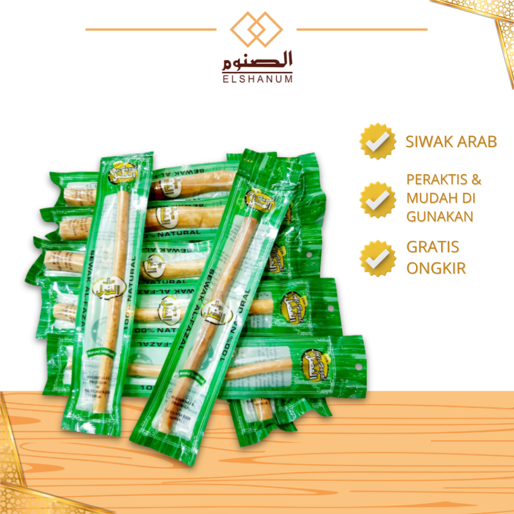 Jual Siwak Besar Jumbo Al Fazal per 1pcs / Miswak Besar / Siwak Gigi ...