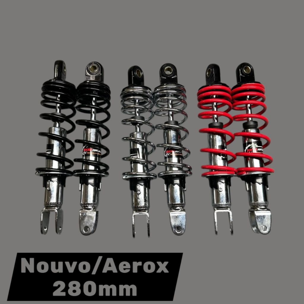 Jual SHOCKBREAKER 280MM MATIC NOUVO DOWNSIZE AEROX NMAX NEW SEPASANG ...