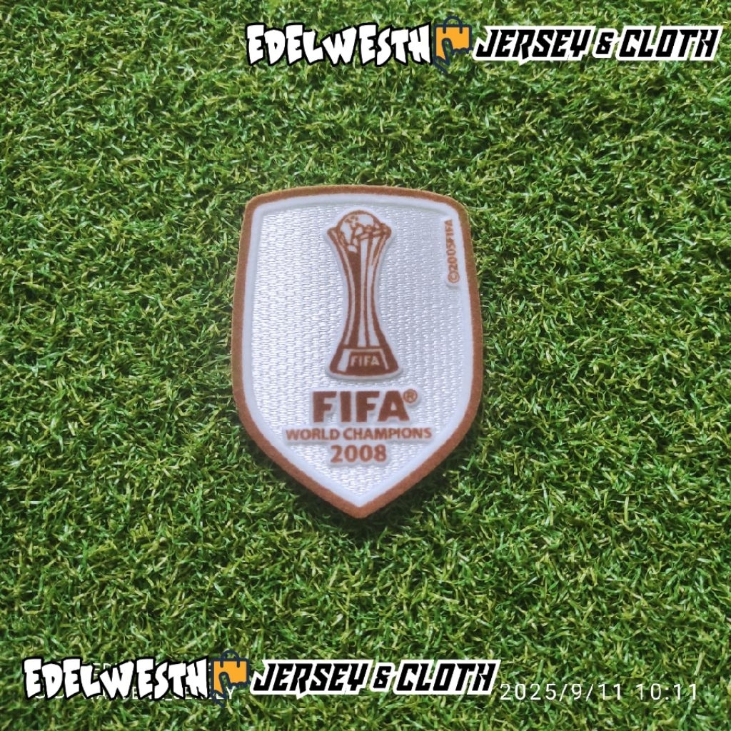 Jual PATCH/BADGE/EMBLEM WORLD FIFA CLUB WORLD CUP WINNER 2008 REMAKE Hk ...