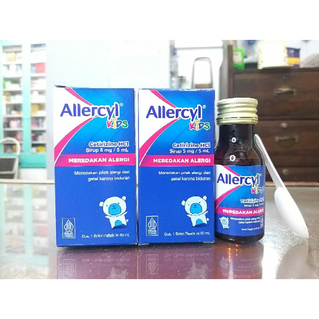 Jual ALLERCYL KIDS SIRUP 60 ML | alercyl | Shopee Indonesia