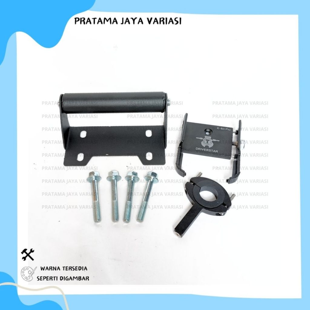 Jual PAKET HOLDER HP BREKET BRACKET GPS HOLDER HP MOTOR CB 150 X CBX ...
