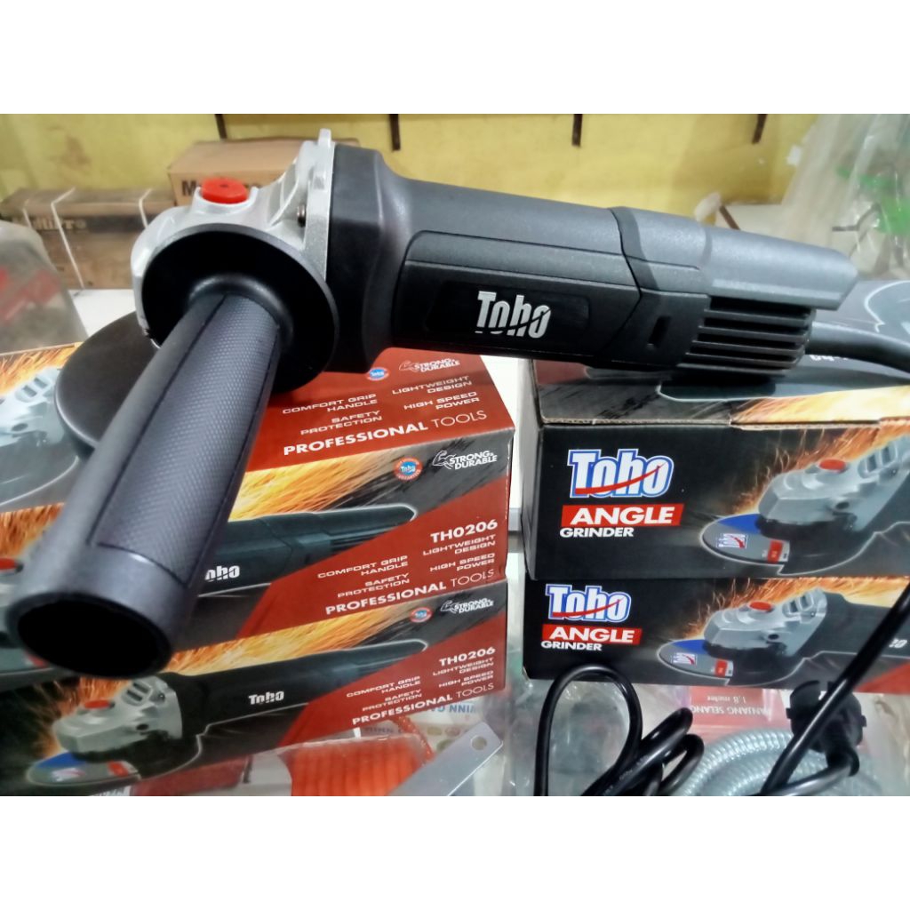 Jual Mesin grinda tangan Toho 4"/angle Grinder Toho 4" TH0206 | Shopee ...