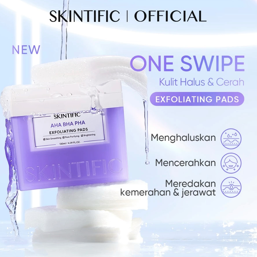 Jual SKINTIFIC AHA BHA PHA EXFOLIATING PADS | Shopee Indonesia