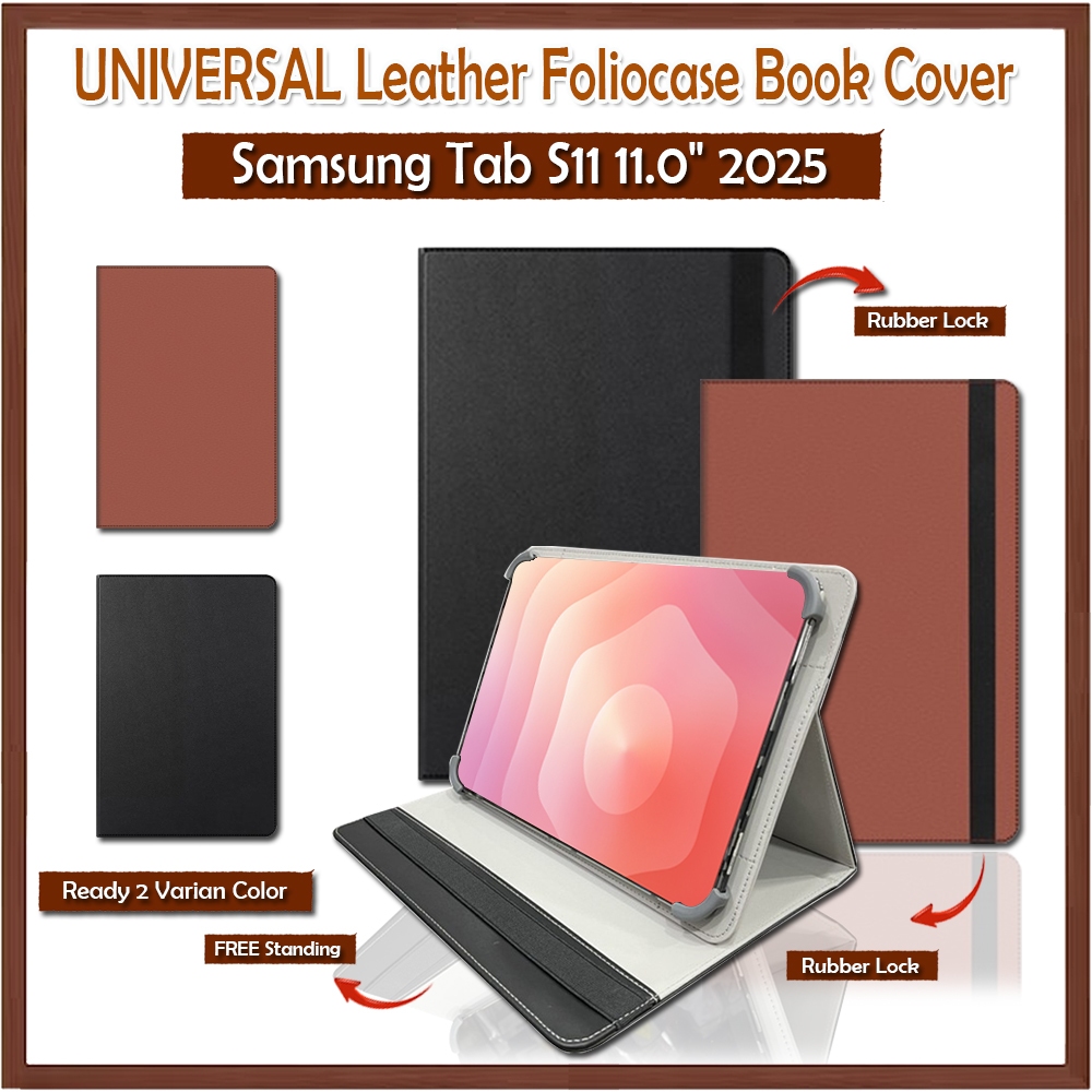 Jual Samsung Galaxy Tab S11 11.0" 2025 Folio Case Kulit Sintetis Elegan ...