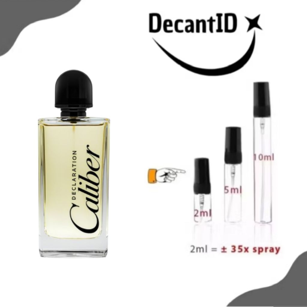 Jual Decant Parfum Fragrance World Caliber Declaration For Men 2ml 5ml ...