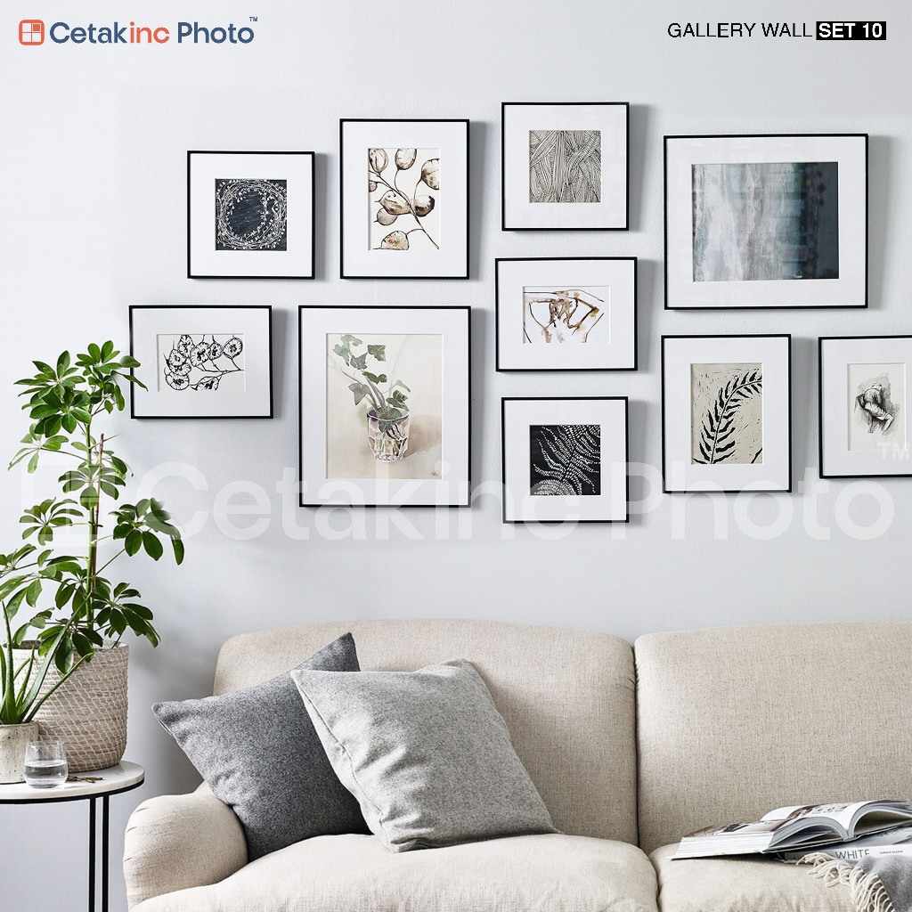 Jual Bingkai pigura custom 10 pcs | Frame foto pajangan dinding ruang ...