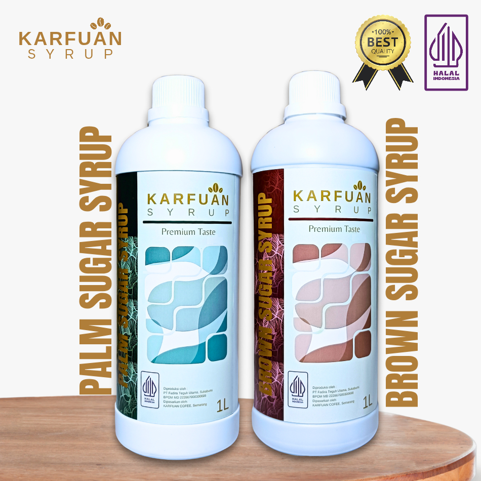 Jual Karfuan Syrup Premium 1 Liter – Palm Sugar (Gula Aren Cair ...