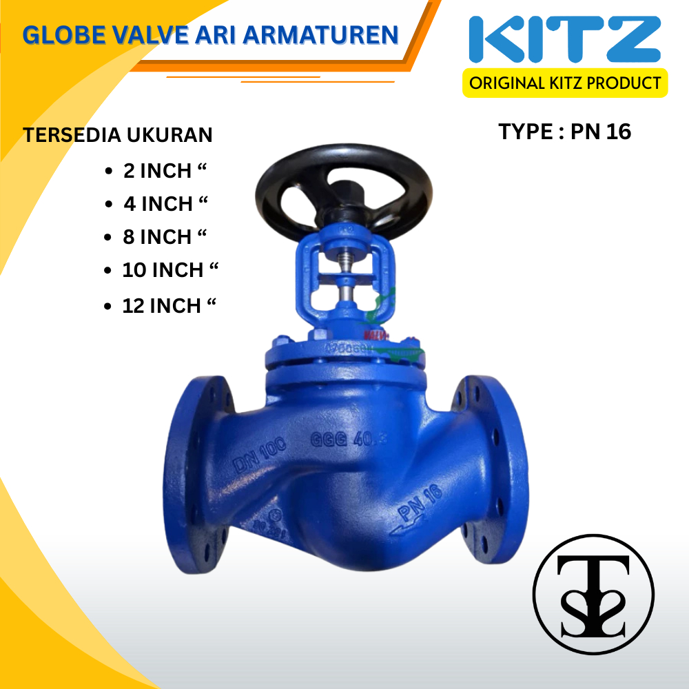 Jual GLOBE VALVE STEAM ARI ARMATUREN 10" INCH PN16 | Shopee Indonesia