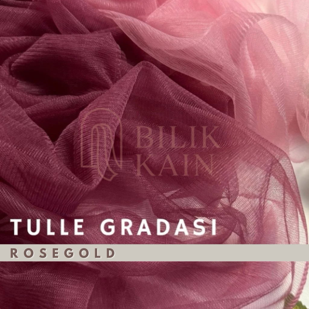 Jual ½ meter Kain Soft Tulle Gradasi / Tile Gradasi / Tile Ombre ...