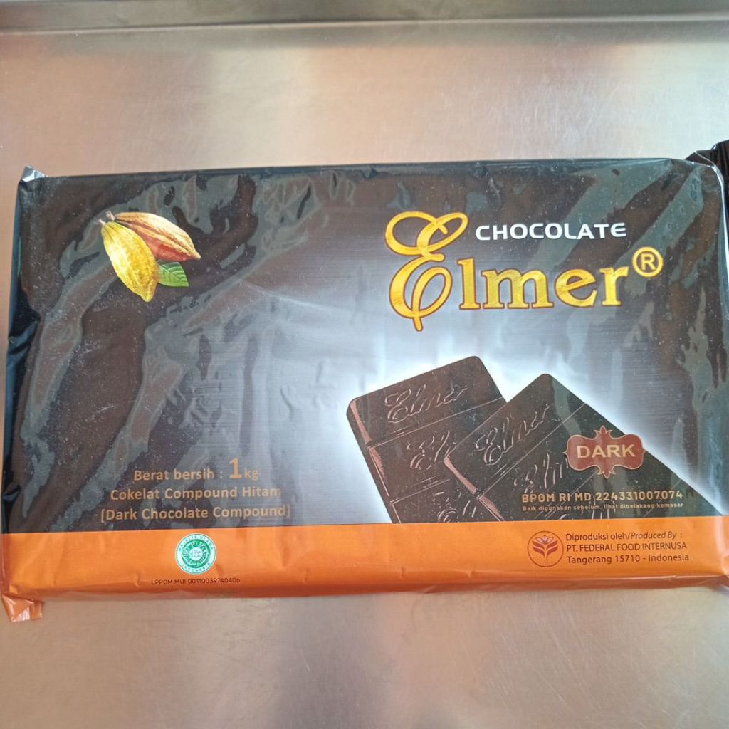 Jual Elmer Chocolate Compound Classic Dan Ghana 1kg | Shopee Indonesia