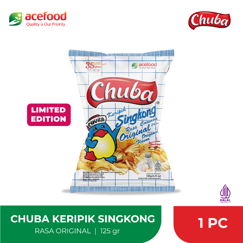 Jual Chuba Keripik Singkong 125 Gr Rasa Original | Shopee Indonesia