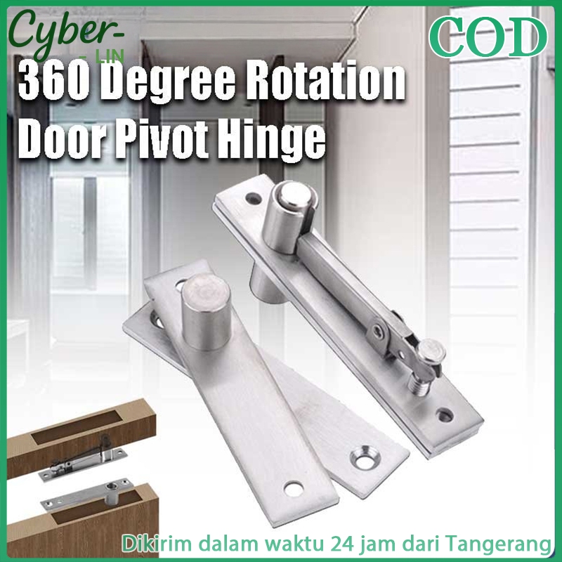 Jual Engsel Pivot Atas Dan Bawah /Engsel Pintu Ayun Thicken Stainless ...