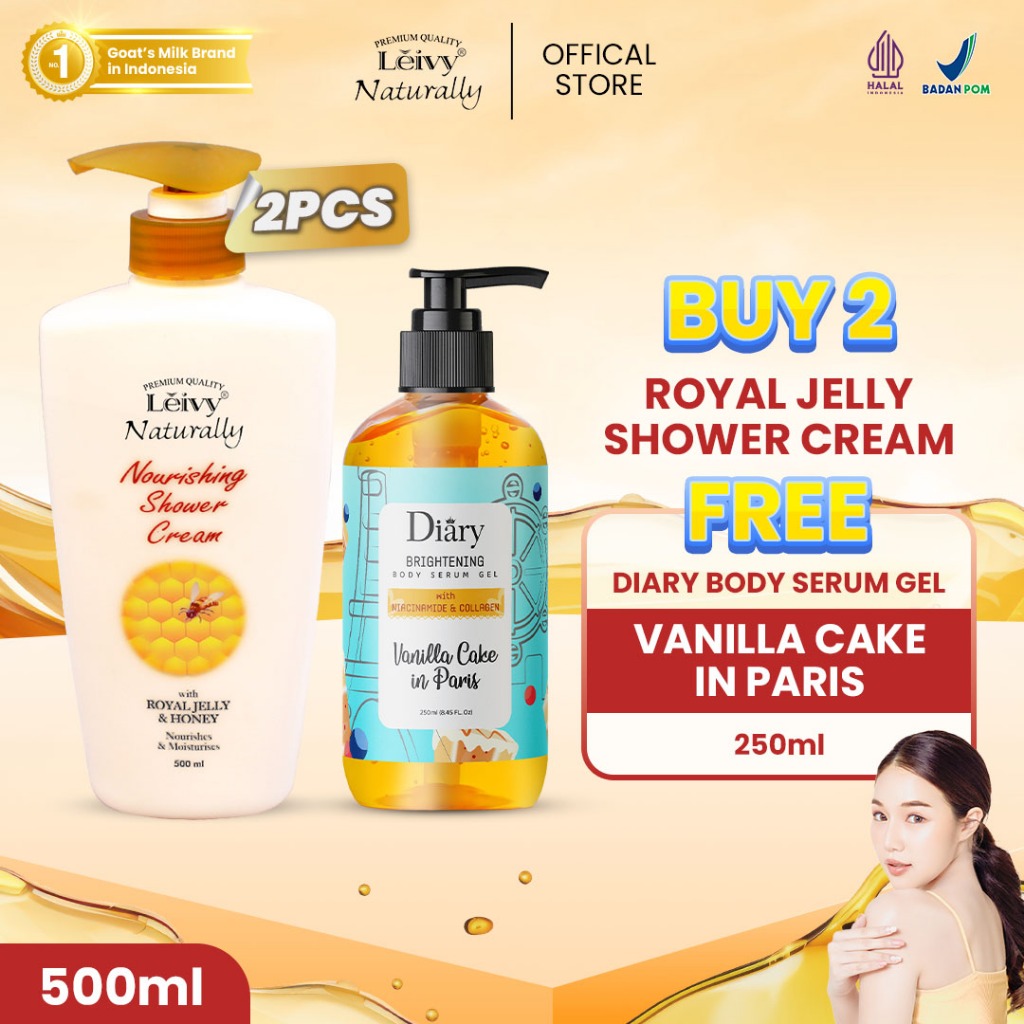 Jual Leivy Body Wash Sabun Mandi Shower Cream Sabun mandi - Royal jelly ...