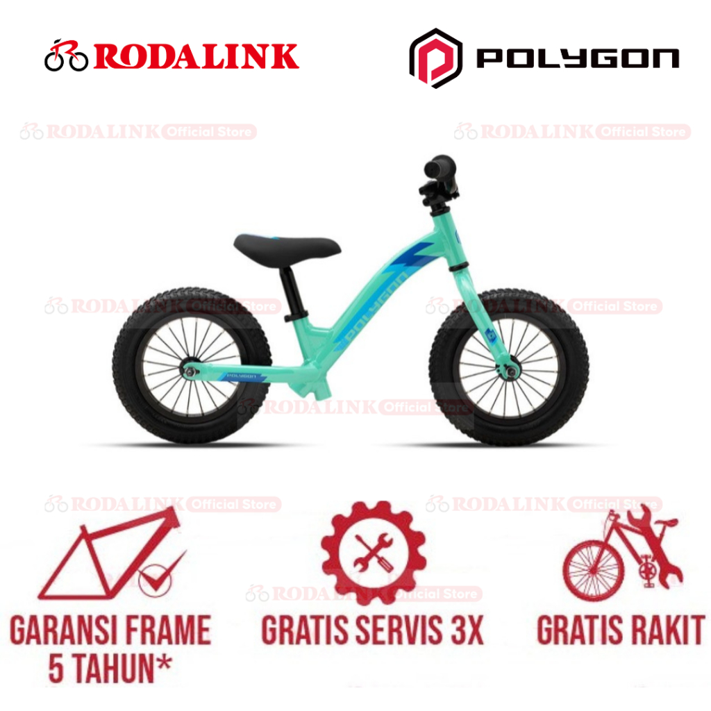 Jual Polygon Sepeda Anak Keseimbangan Flint 12 Balance Bike Push Bike ...