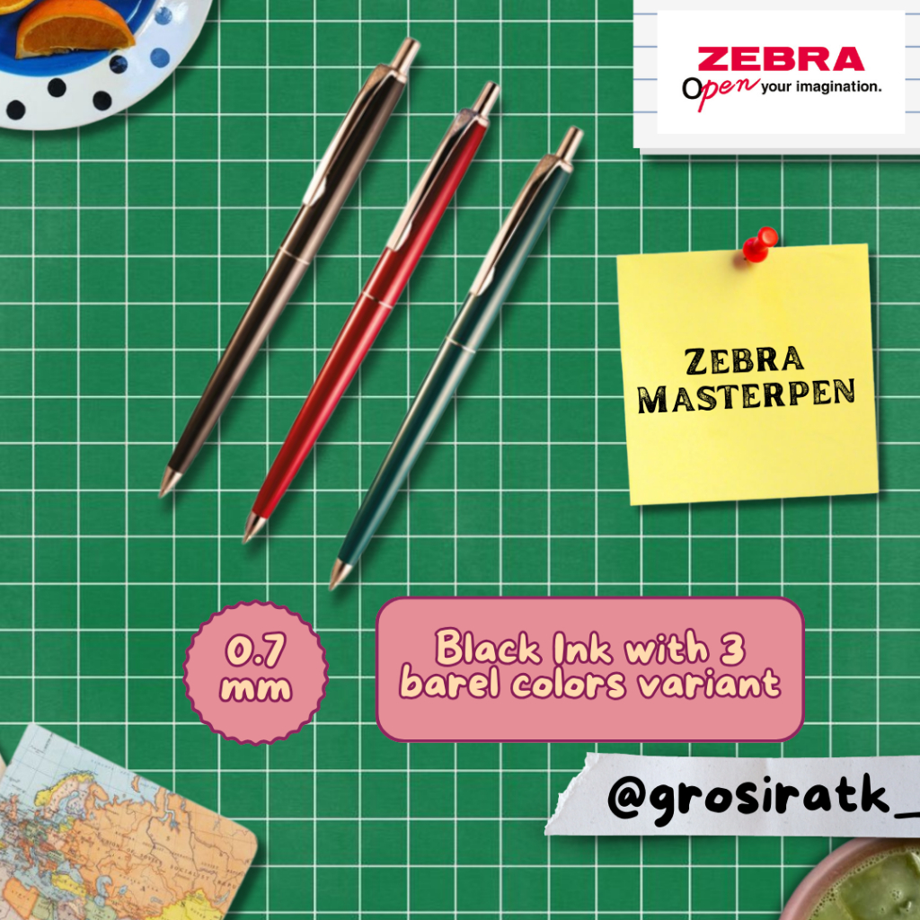 Jual Zebra Masterpen Ballpen Best Seller | Shopee Indonesia