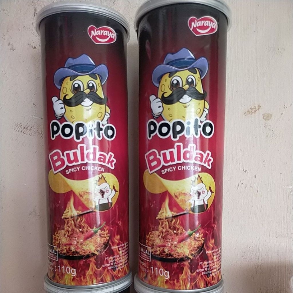 Jual POPITO Buldak Spicy Chicken (Kemasan Kaleng) | Shopee Indonesia