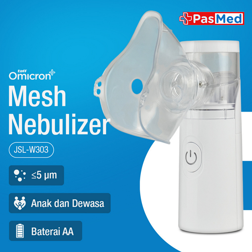 Jual Alat Terapi Pernapasan Handheld Nebulizer Inhaler / Nebulizer Mesh ...