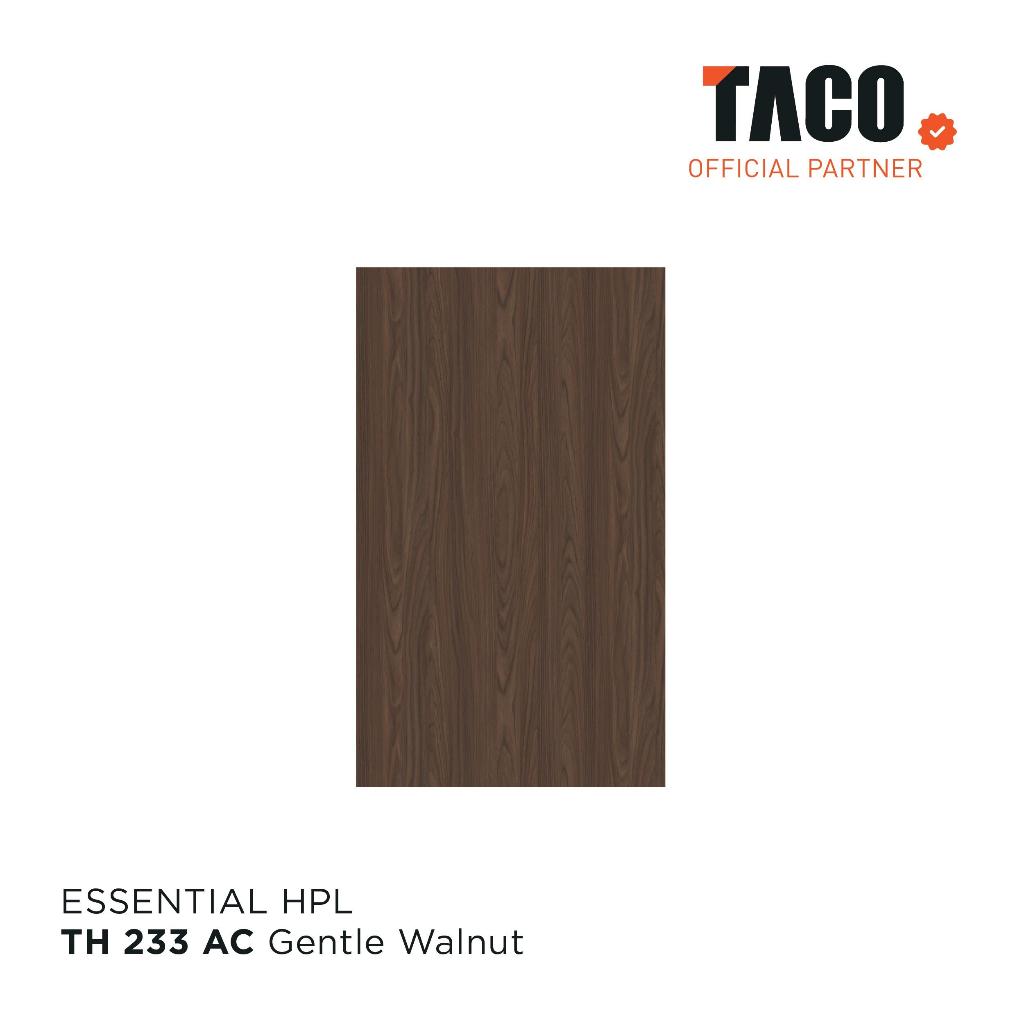 Jual TACO Laminate HPL Woodgrain - TH 233 AC Gentle Walnut | Shopee ...