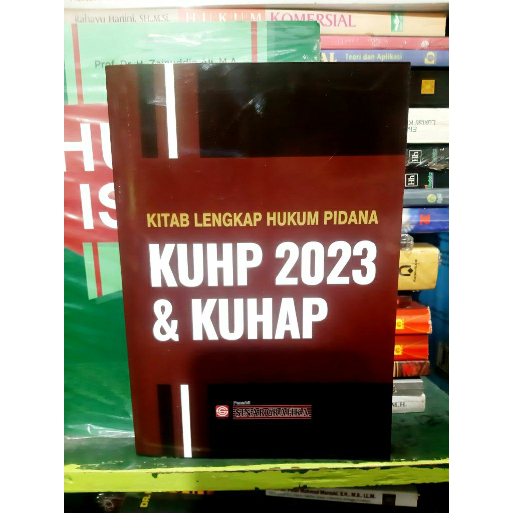 Jual Kitab Hukum Pidana Lengkap KUHP 2023 dan KUHAP | Shopee Indonesia