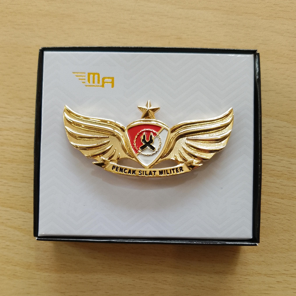 Jual Brevet Wing PSM Pencak Silat Militer Brivet Pin | Shopee Indonesia
