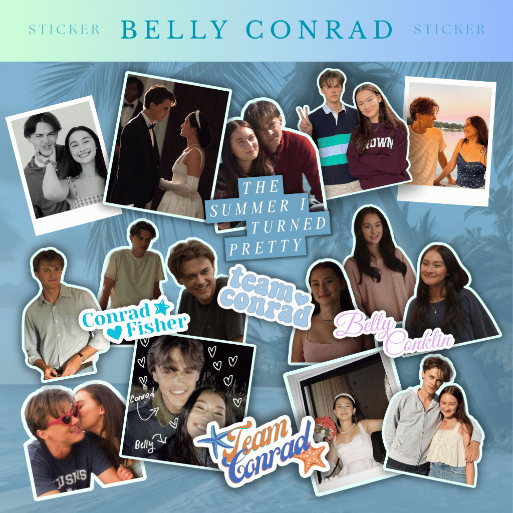 Jual 20pcs Stiker Belly Conrad Bonrad TSITP The Summer I Turned Pretty ...