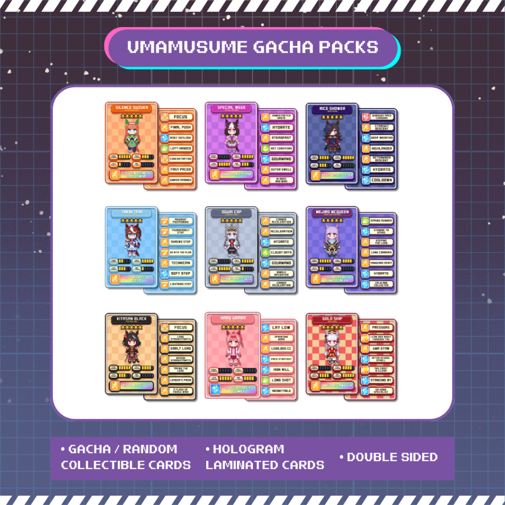 Jual Gacha Pack Photocard Collectible Card UMAMUSUME PRETTY DERBY UMA ...