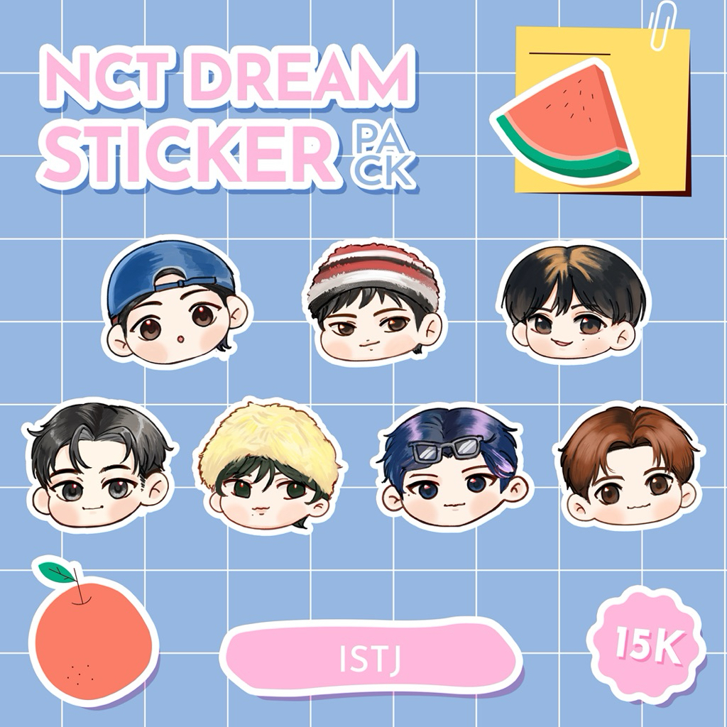 Jual [NCT DREAM] READY STOCK STICKER PACK NCT DREAM MV ISTJ | HAECHAN ...