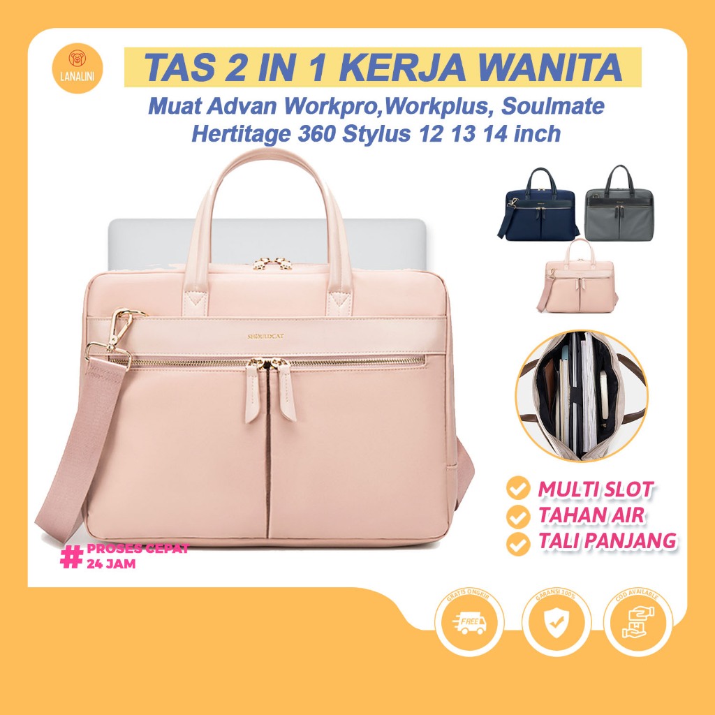 Jual Tas Selempang Hand Bag Laptop Advan Workplus Workpro Soulmate 360 ...