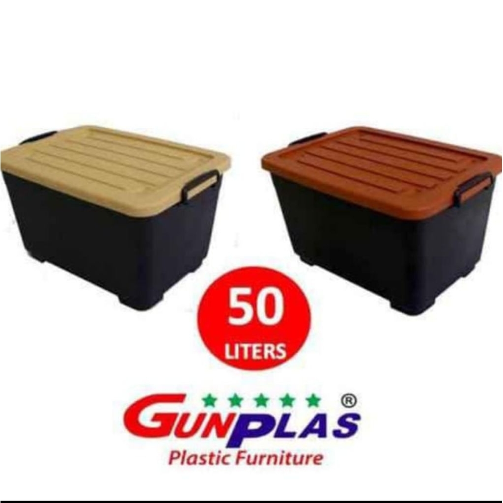 Jual BOX KONTAINER 50 LITER GUNPLAS 3 PCS | Shopee Indonesia