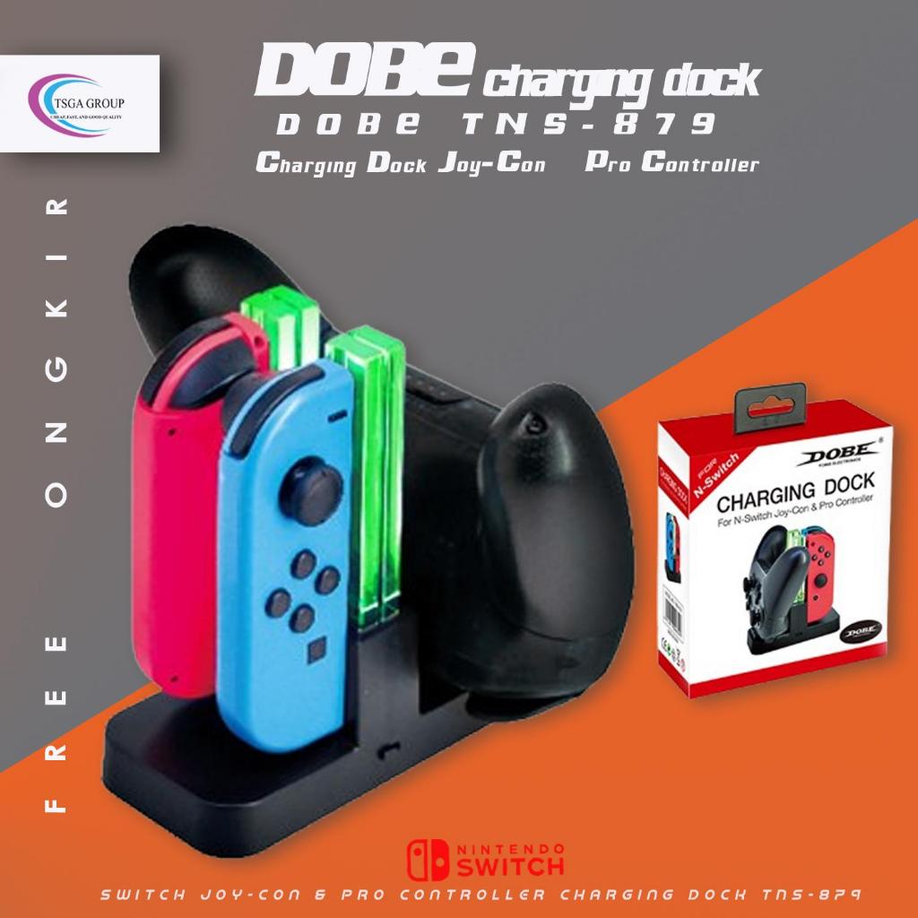 Jual Dobe Charging Dock Joycon Nintendo Switch OLED / Charger Stand Pro ...