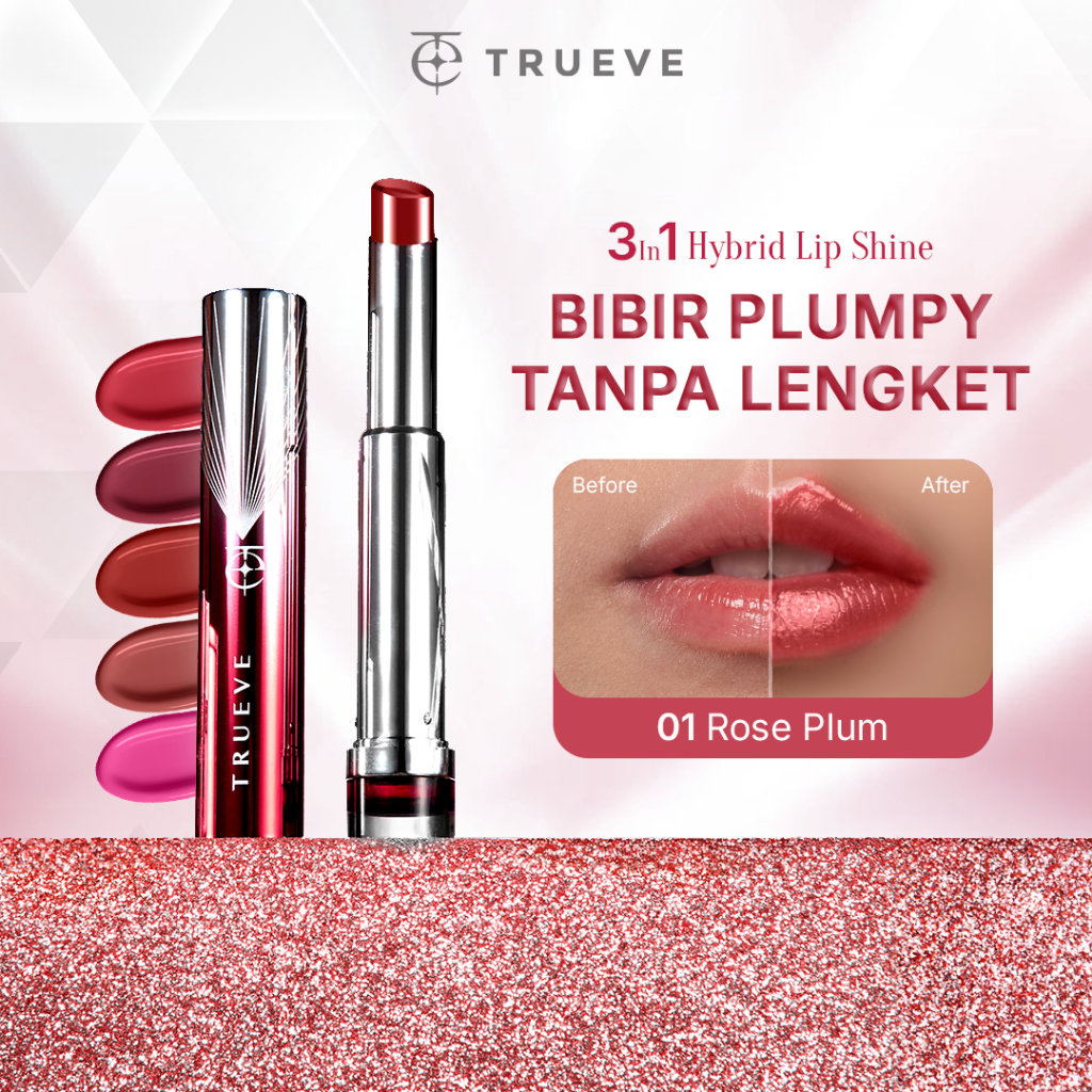 Jual [HADIAH MEMBERSHIP] TRUEVE Volupte Glossy Lip Shine - 3in1 ...