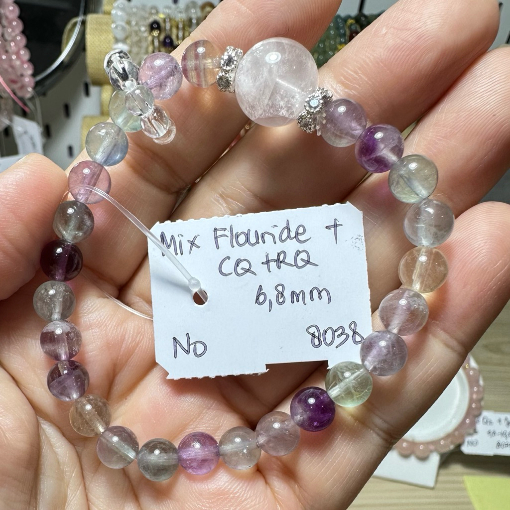Jual Gelang batu alam Mix Flouride | Shopee Indonesia